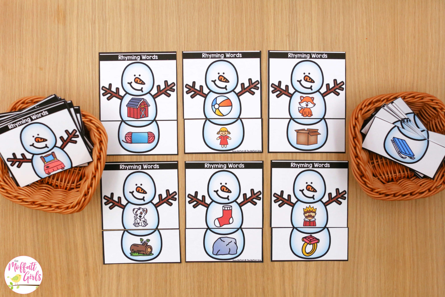 December Kindergarten Morning Bins