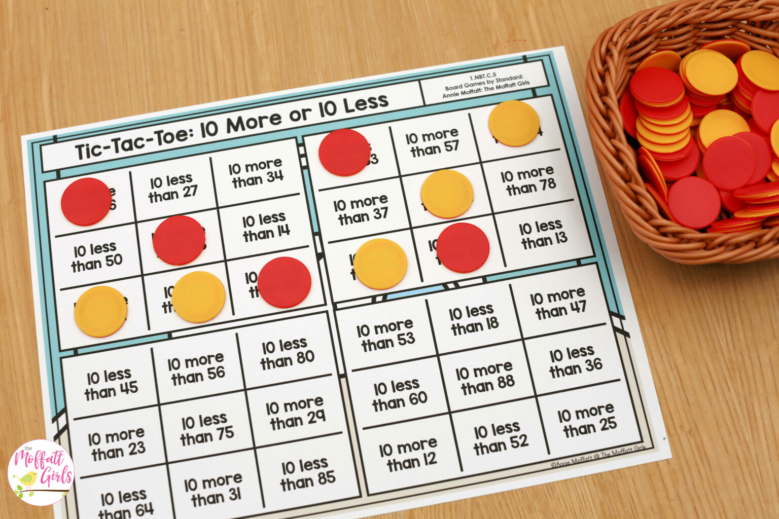1st Grade Math Board Games