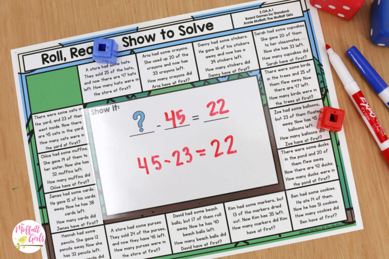 2nd Grade Math Board Games