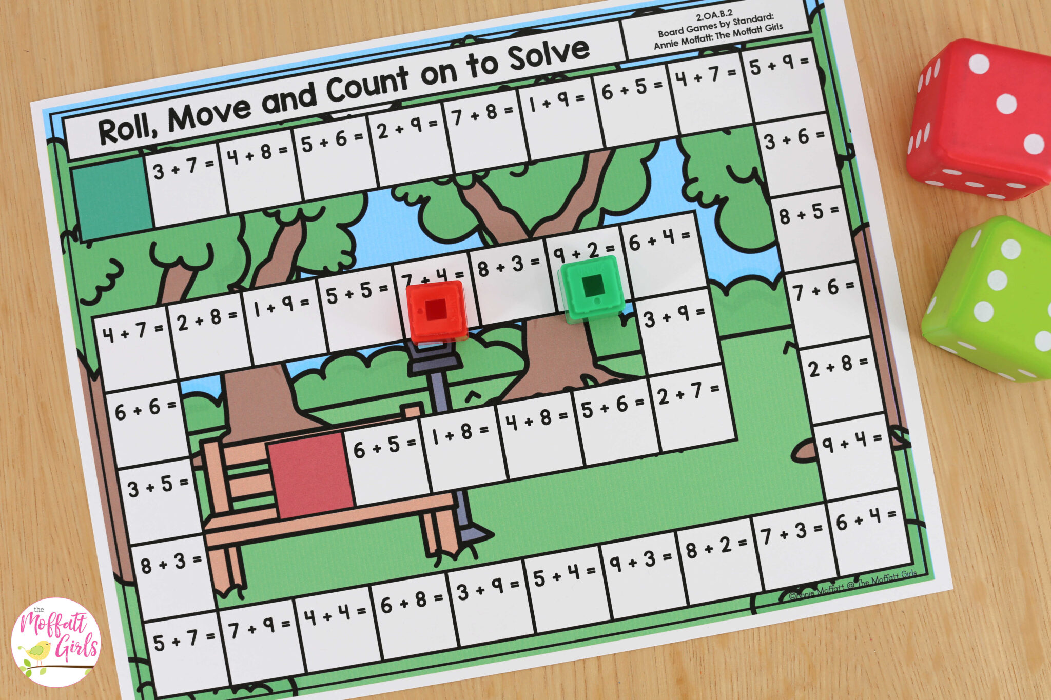 2nd Grade Math Board Games